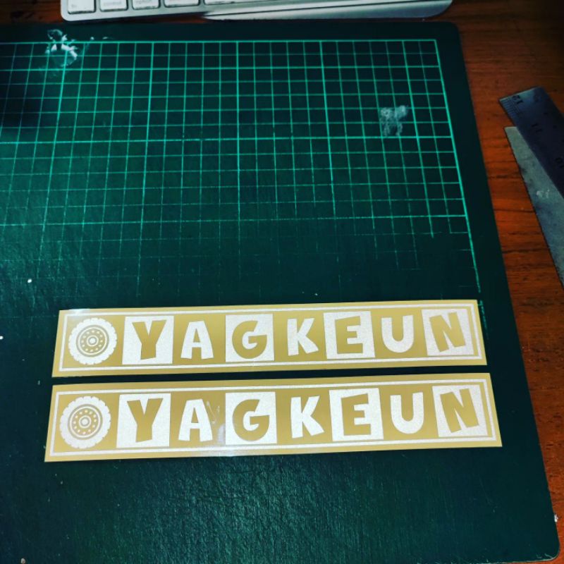 Jual Sticker Cutting Tulisan Oyagkeun isi 2 pcs | Shopee Indonesia