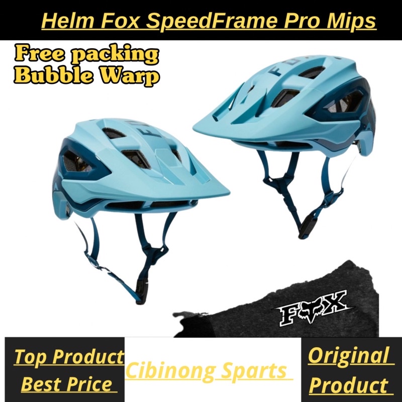 Jual Helm Sepeda Fox SpeedFrame Pro Mips SULPHUR BLUE New Original ...