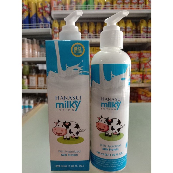 Jual HANASUI Milky Lotion 240ml Hanasui Handbody susu kambing 240ml ...