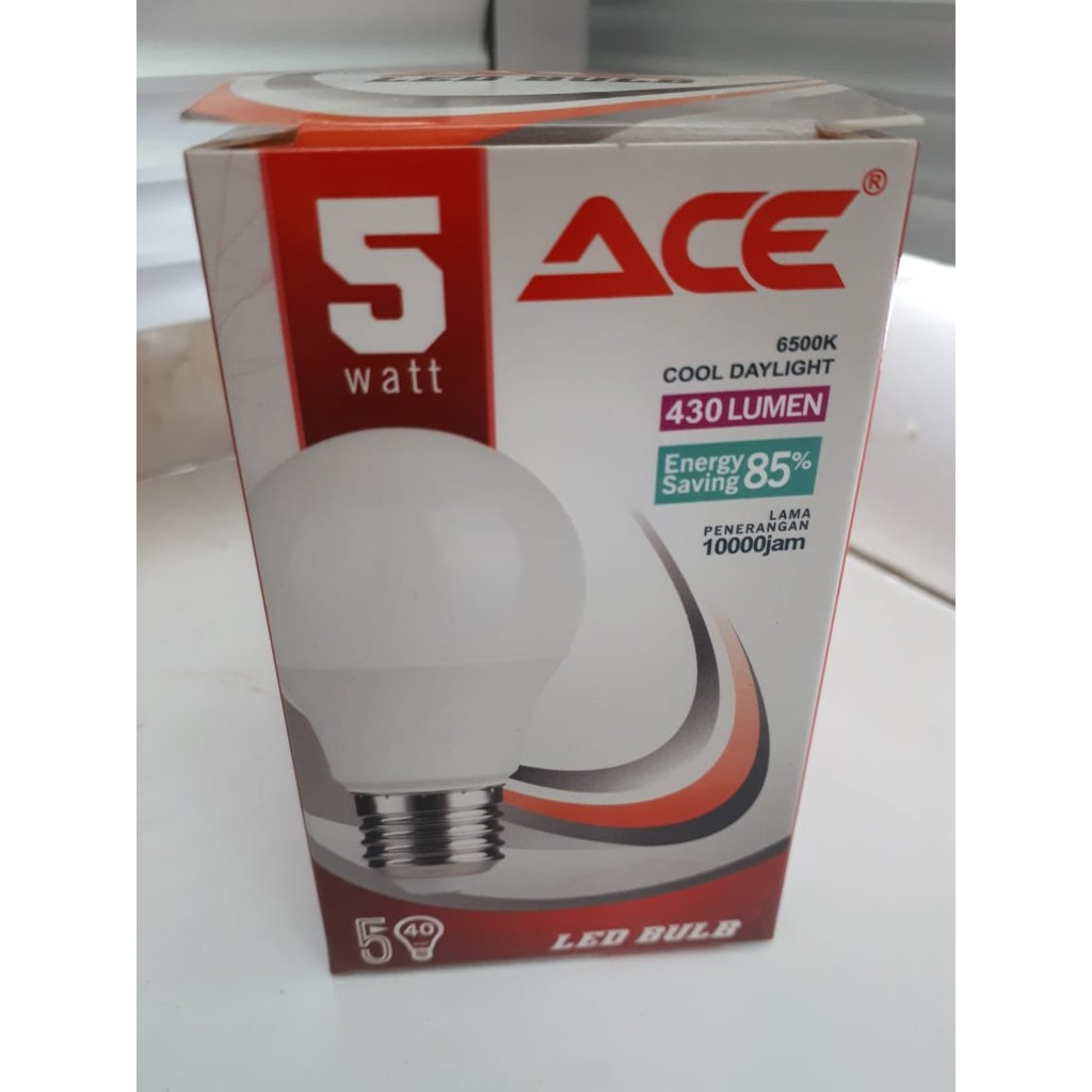 Jual LAMPU LED ACE BULB 5W | Shopee Indonesia