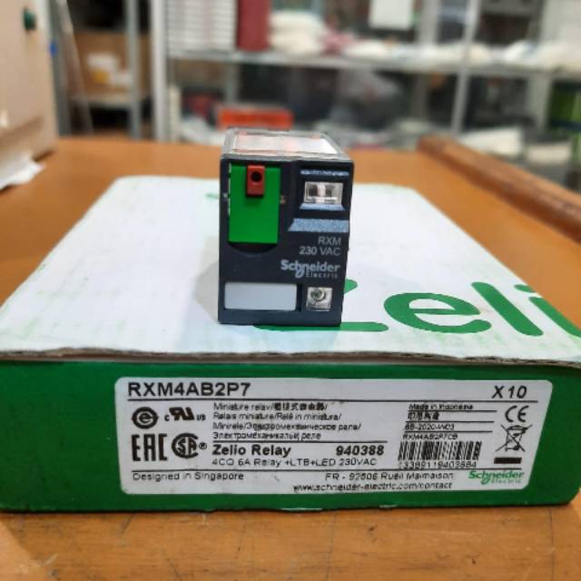 Jual Schneider Relay zelio Rxm4AB2p7 230v | Shopee Indonesia