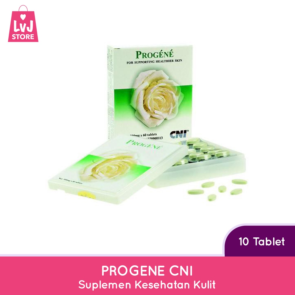 Jual PROGENE SUPLEMEN KESEHATAN KULIT CNI 60 TABLET | Shopee Indonesia