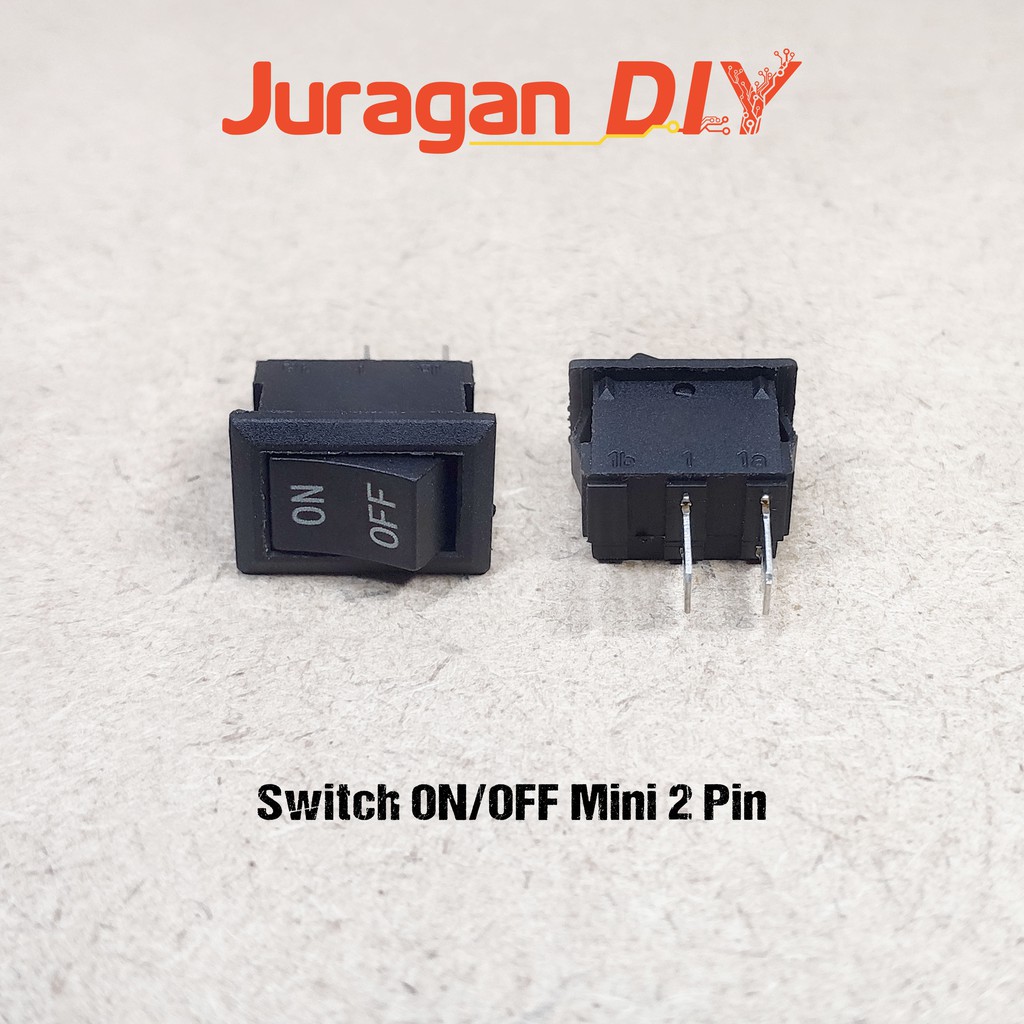 Jual Rocker Switch Mini 2 Pin Saklar On Off 2 Kaki KCD11 3A 250V AC ...