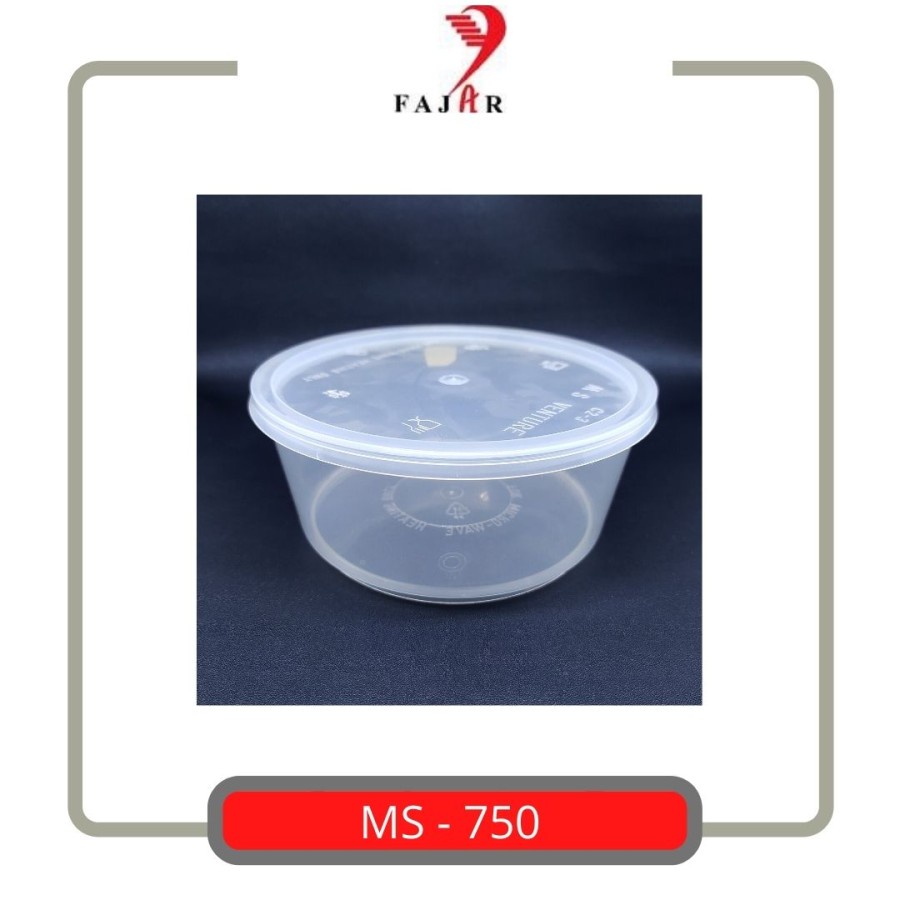 Jual Wadah Plastik Bulat 710ml / Thinwall Plastik / Kontainer Plastik ...