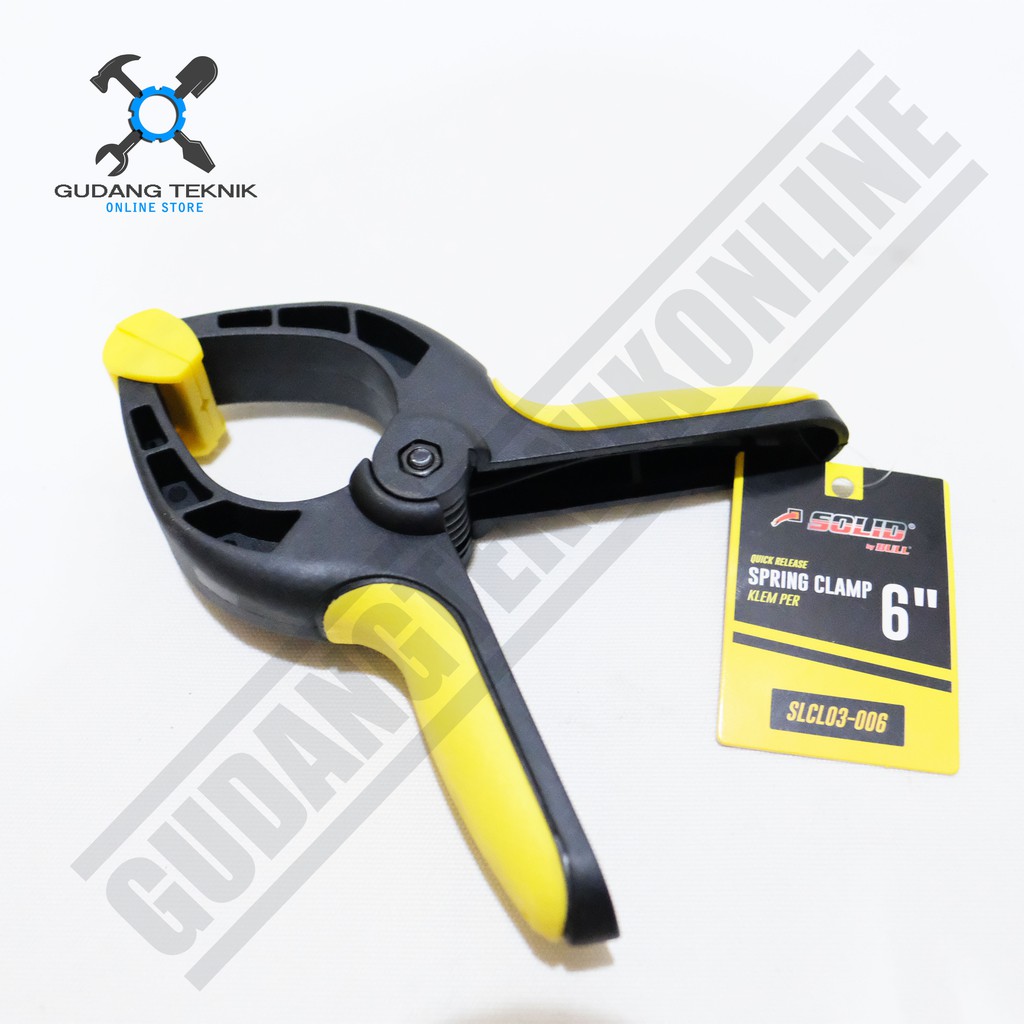 Jual (SOLID SPRING CLAMP) Spring Clamp Klem 3" 4" 6" Nylon Alat ...