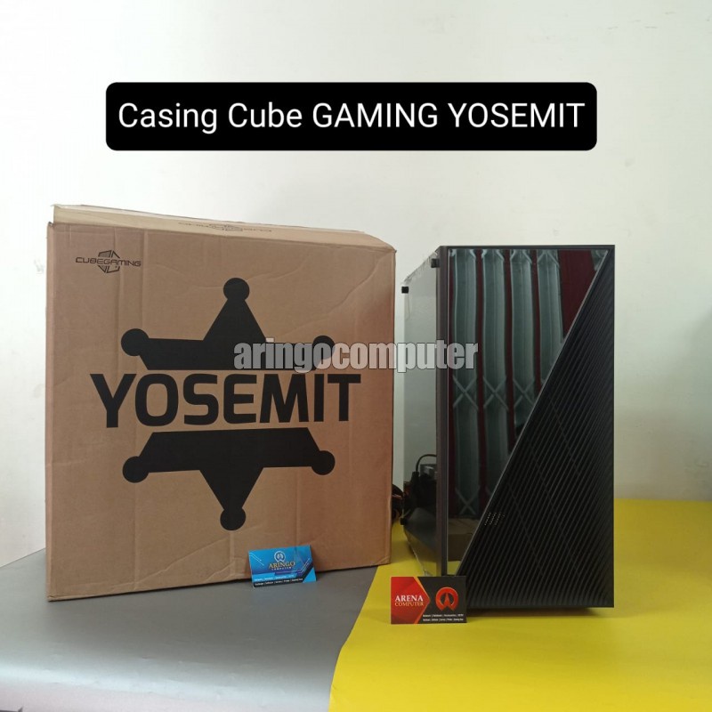 Jual Casing Cube GAMING YOSEMIT (RGB Front panel) | Shopee Indonesia