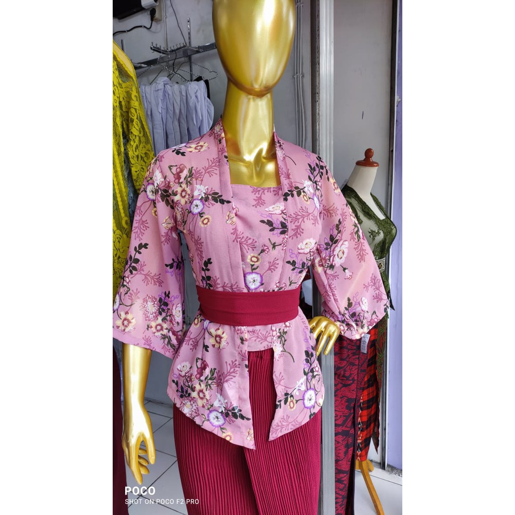 Jual kebaya kain sari bunga | Shopee Indonesia