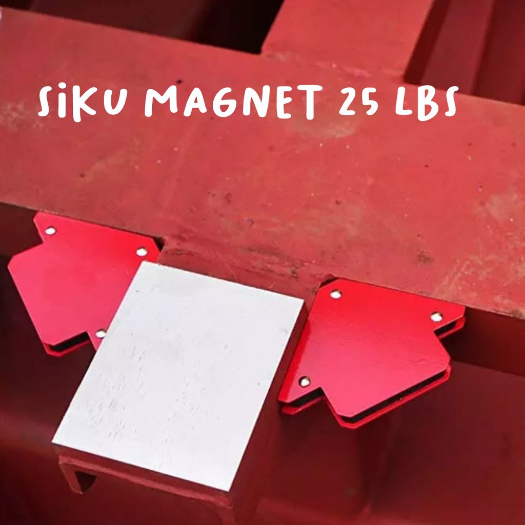 Jual Siku Magnet 3 Inch 25 Lbs Wizcore Untuk Las-Siku Las-Arrow ...