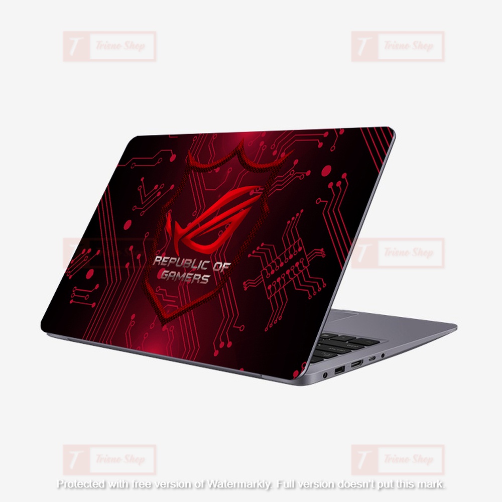 Jual Stiker Laptop | Garskin Laptop | Asus ROG + Laminasi | Shopee ...