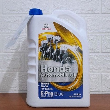 Jual Oli honda Epro blue 5W-30 4L sn fully synthetic original | Shopee Indonesia