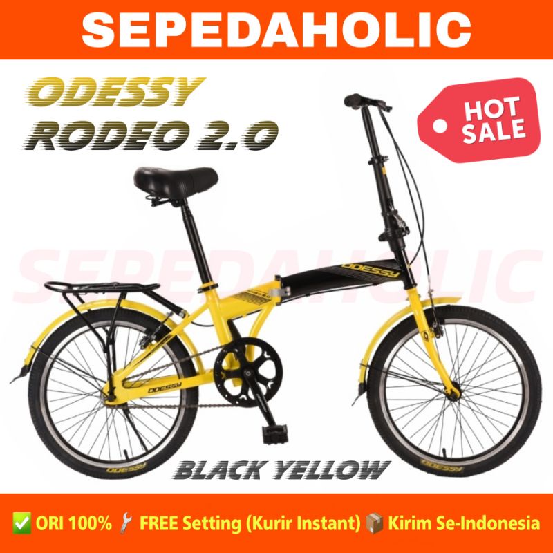 Jual Sepeda Lipat ODESSY RODEO 2.0 LP 20 33 Boncengan Single Speed ...