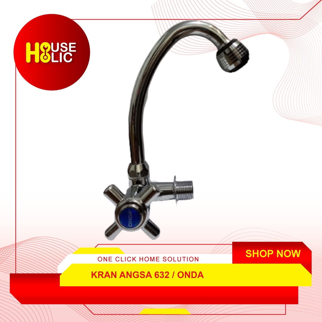 Jual ONDA Kran Angsa 632 CA / Keran Air Cuci Piring / Kran Dapur ...