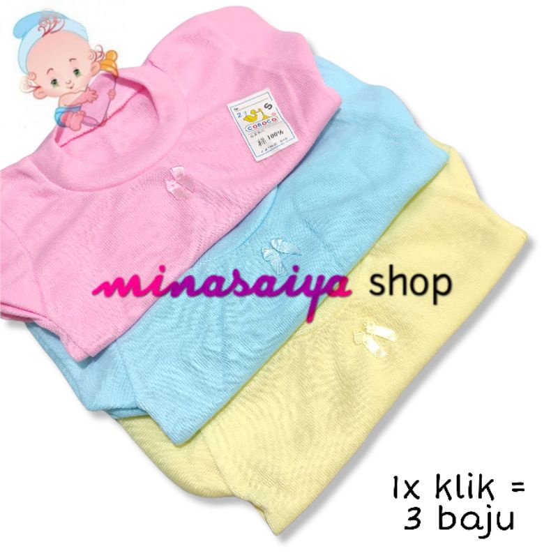 Jual CONOCO 3 pcs dan 6 pcs Kaos Oblong Bayi Perempuan Lengan Pendek ... Jual CONOCO 3 pcs dan 6 pcs Kaos Oblong Bayi Perempuan Lengan Pendek ...