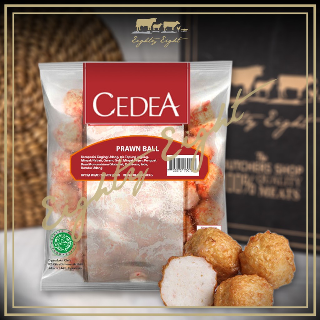 Jual CEDEA BOLA UDANG / BAKSO UDANG / PRAWN BALL (200 GRAM) | Shopee ...