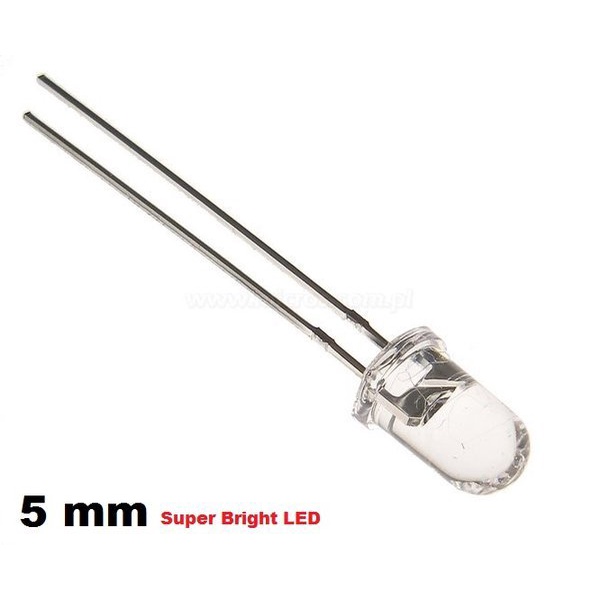 Jual LED Super bright Putih nyala Kuning diameter 5mm | Shopee Indonesia
