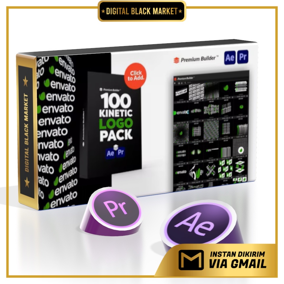 Jual ID4441 - Premium Builder Kinetic Logo Pack For Premiere Pro And ...