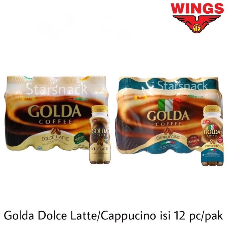 Jual Golda Dolce Latte karton isi 12btl @200ml (GO SEND) | Shopee Indonesia