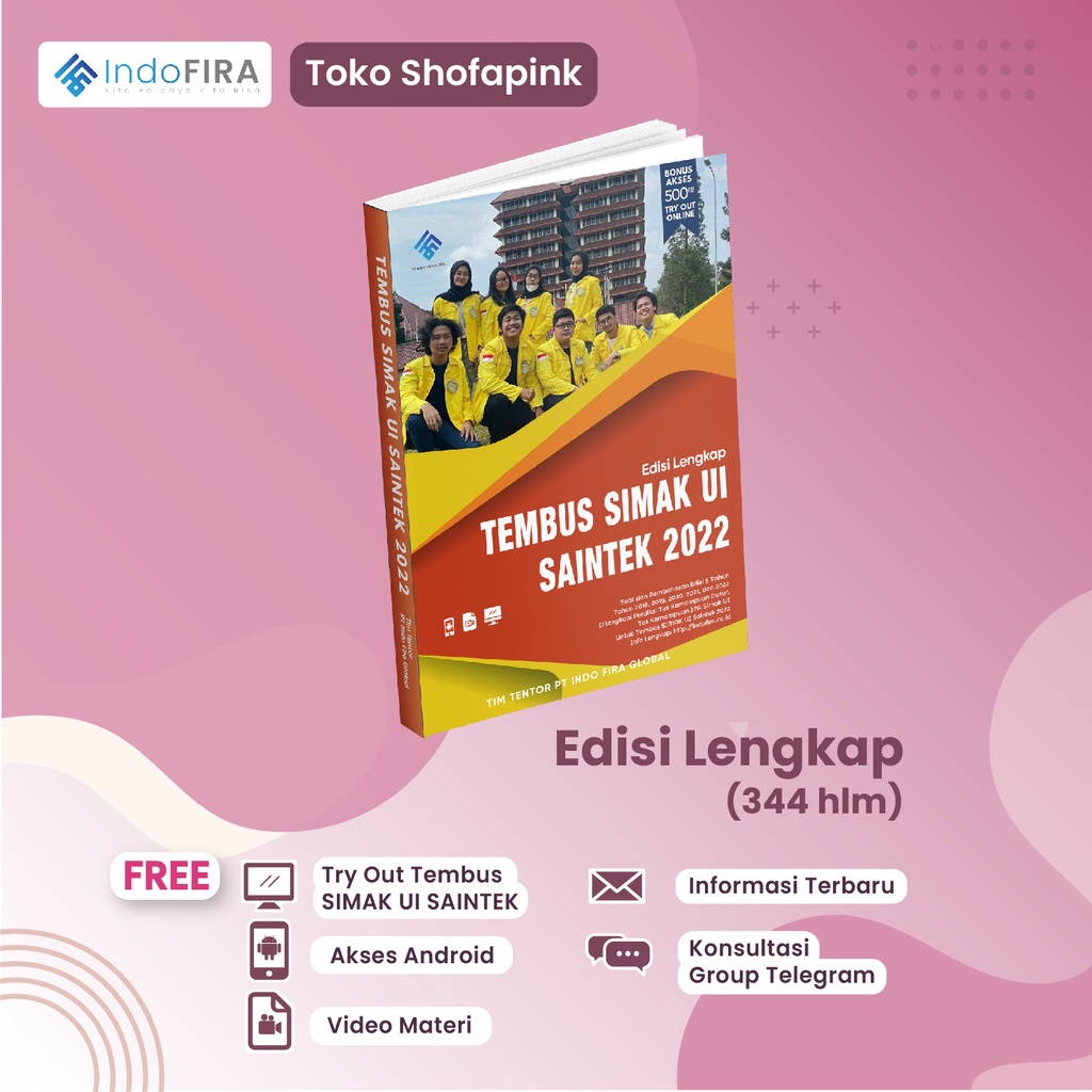 Jual Buku Soal dan Pembahasan SIMAK UI Saintek 2022 Edisi Lengkap | Shopee Indonesia