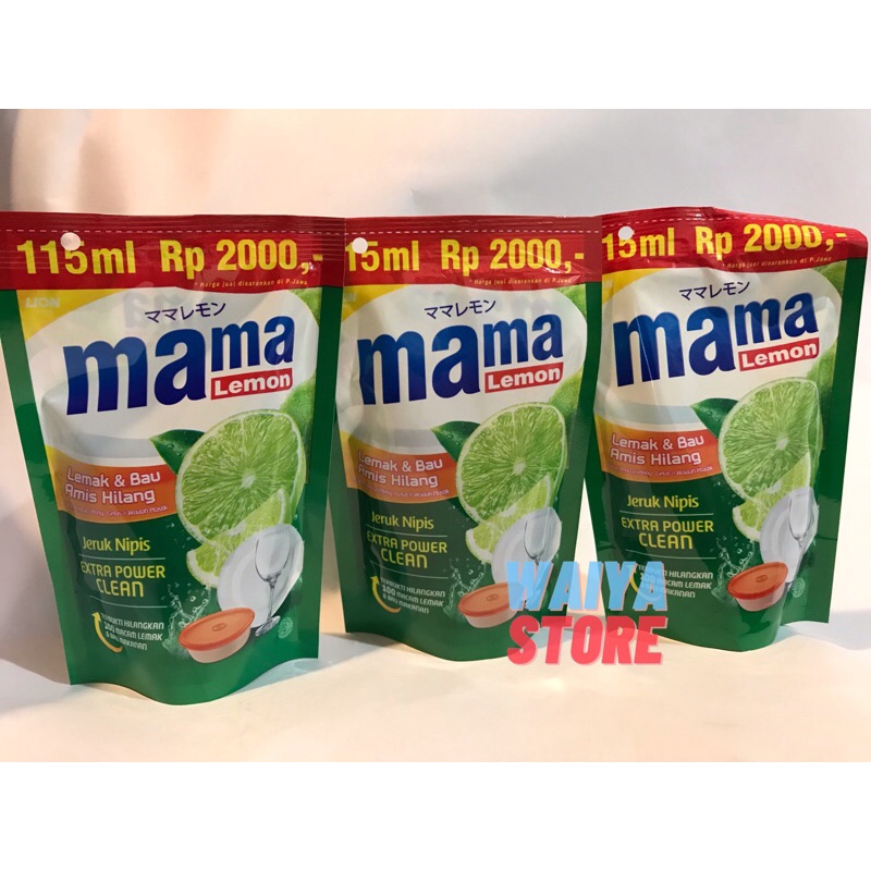 Jual MAMA LEMON 115 ML SABUN CAIR JERUK NIPIS KEMASAN 2000 | Shopee ...