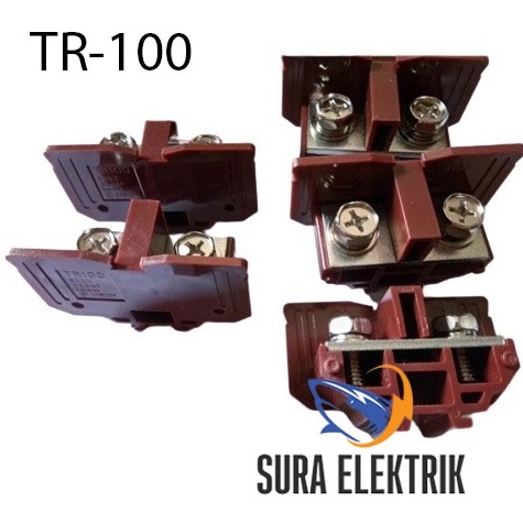 Jual Terminal Block TR-100 100A Model Kasuga Warna Coklat | Shopee ...