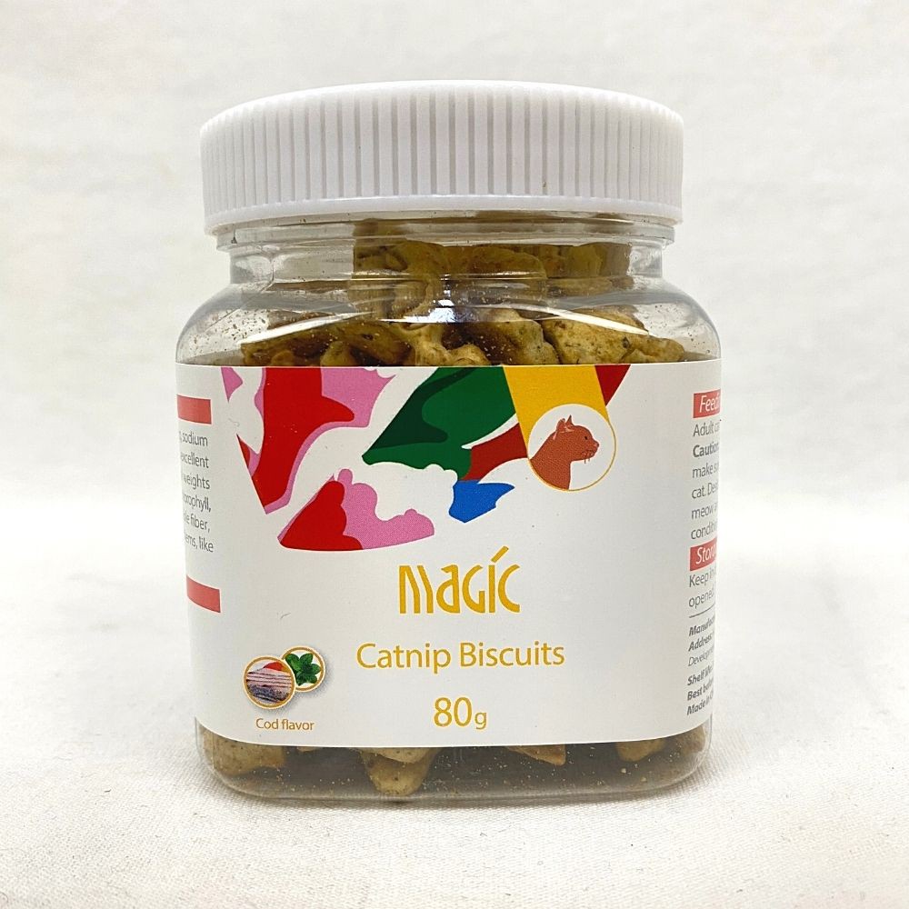 Jual MAGIC Snack Kucing Catnip Biscuit COD Flavor 80g | Shopee Indonesia