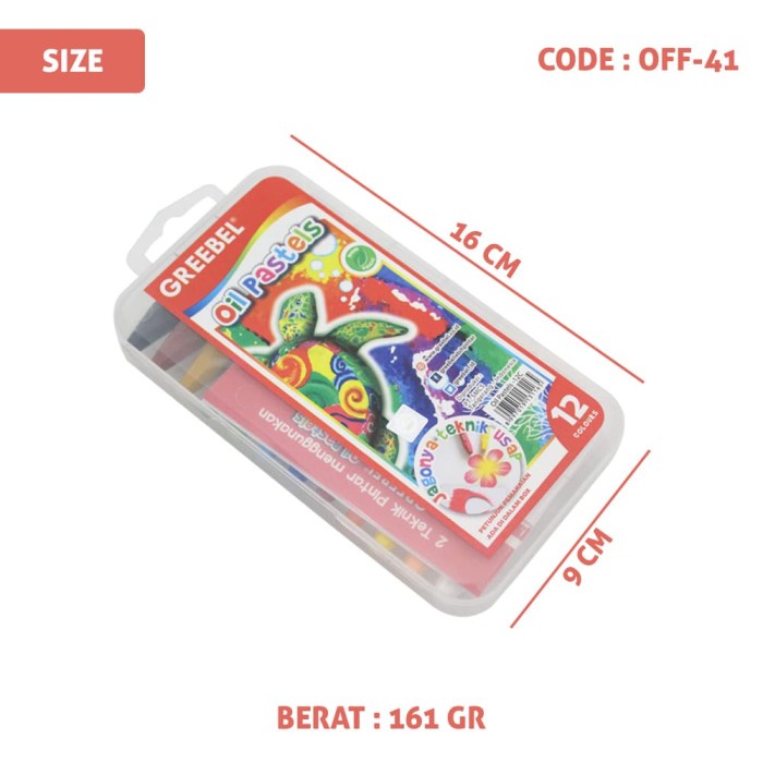 Jual Crayon GREEBEL isi 12 Warna Krayon utk mewarnai lomba alat kesen ...
