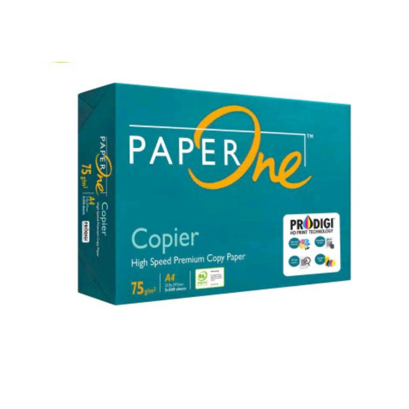 Jual Kertas Fotocopy Paper One 75 Gram A4 (1rim=500lbr) | Shopee Indonesia