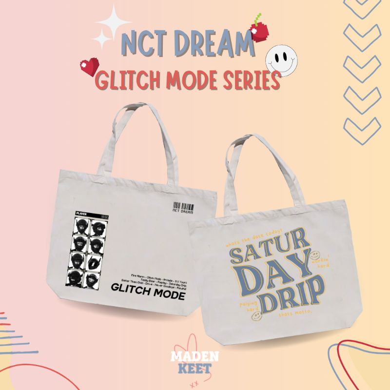 Jual NCT DREAM GLITCH MODE TOTEBAG CANVAS / muat laptop | Shopee Indonesia