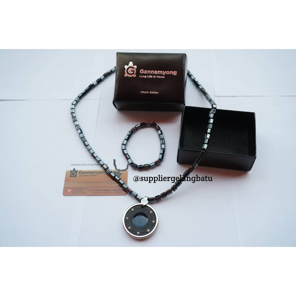 Jual PROMO Kalung bioglass quantum BIRU BIOMAGNET bonus gelang ...