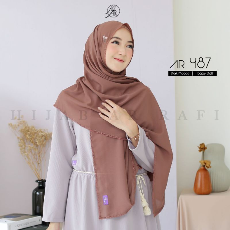 Jual HIJAB AR RAFI √ AR 487 JILBAB PASMINA TERBARU (Anniha Collection ...
