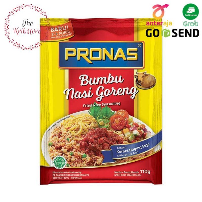 Jual PRONAS Bumbu Nasi Goreng Kornet Sapi 110 gr | Shopee Indonesia