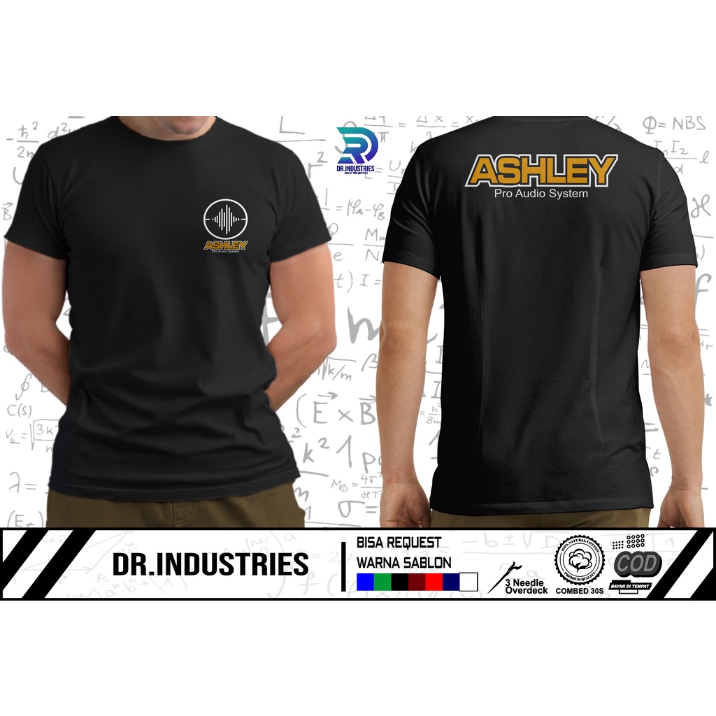 Jual Kaos Ashley Pro Audio System Operator Sound System V2 Musik - DR ...