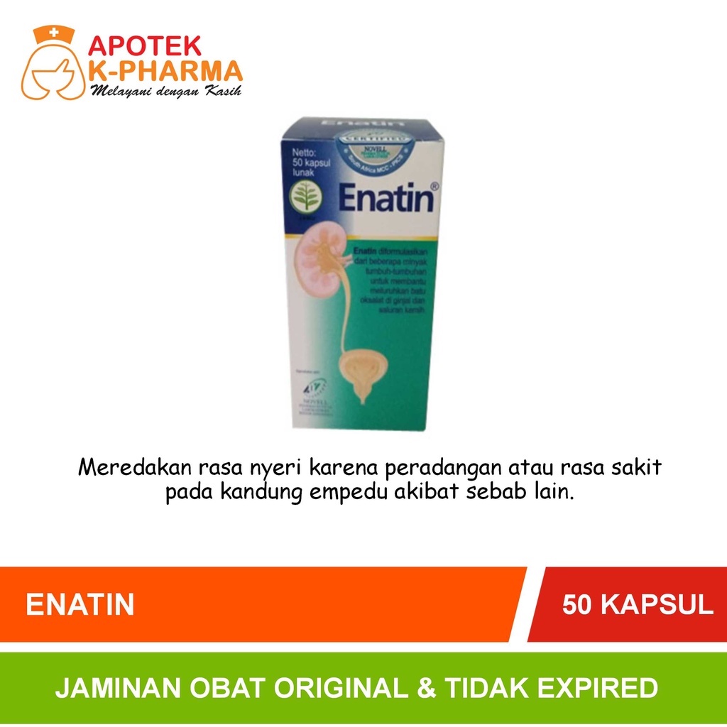 Jual Enatin Isi 50 Kapsul Obat Original Novell | Shopee Indonesia
