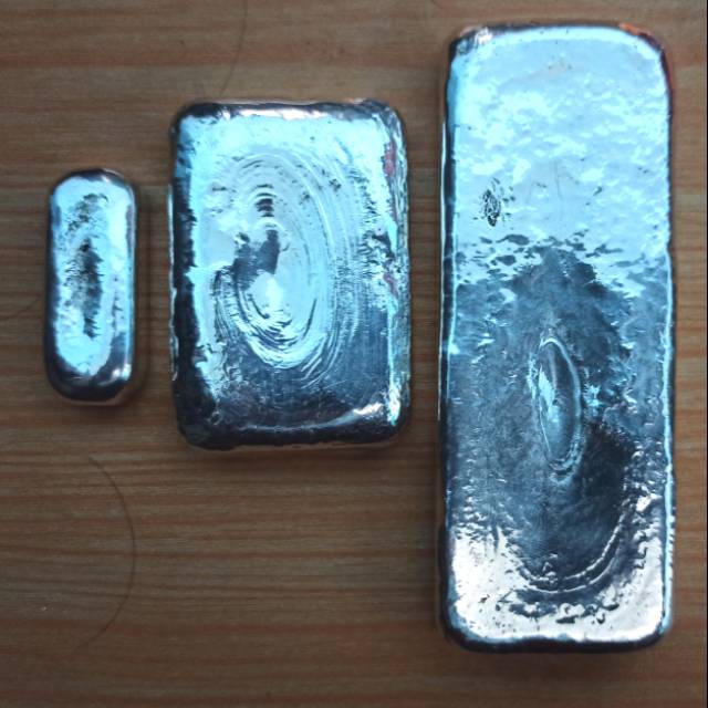 Jual Perak murni batangan 50 gr pure silver 999 granule butiran ready ...