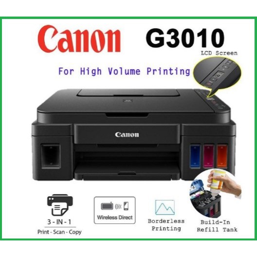 Jual PRINTER CANON G3010 PRINT-SCAN-COPY-WIFI , ORIGINAL BERGARANSI ...