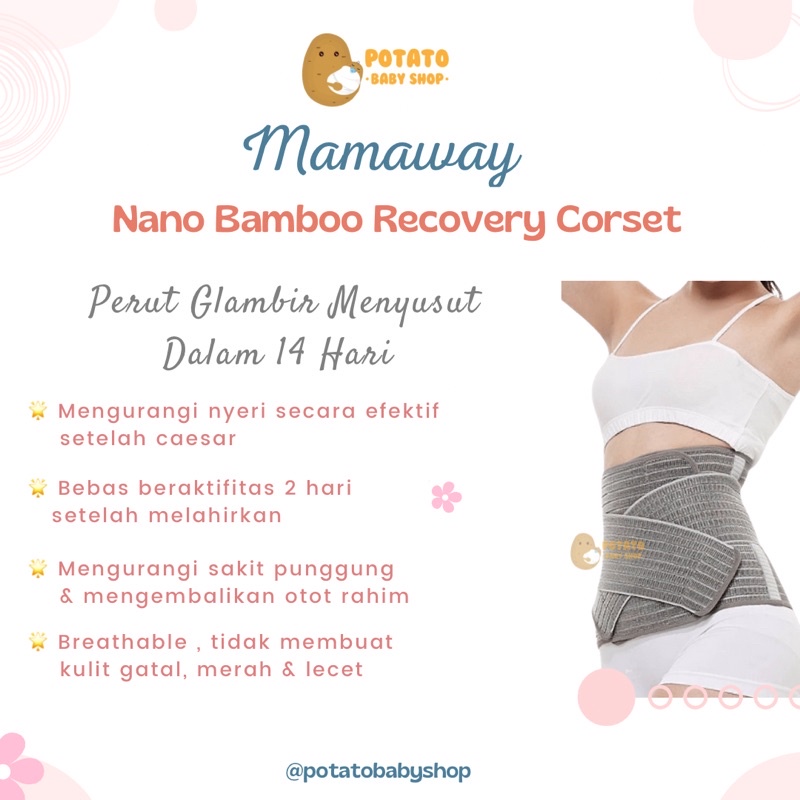 Jual Mamaway Corset - Korset Nano Bamboo | Shopee Indonesia