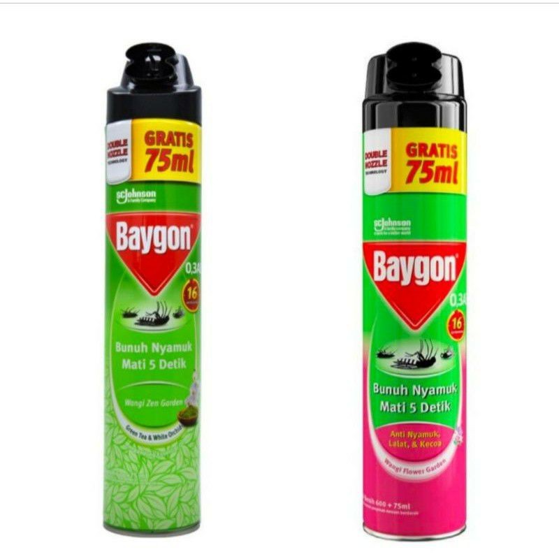 Jual Baygon jumbo spray 600ml semprot nyampuk | Shopee Indonesia