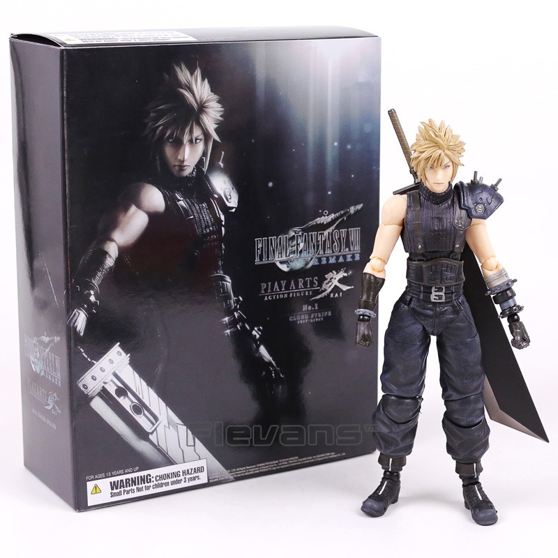 Jual PLAY ARTS KAI FIGURE CLOUD STRIFE FINAL FANTASY 7 REMAKE (RECAST ...