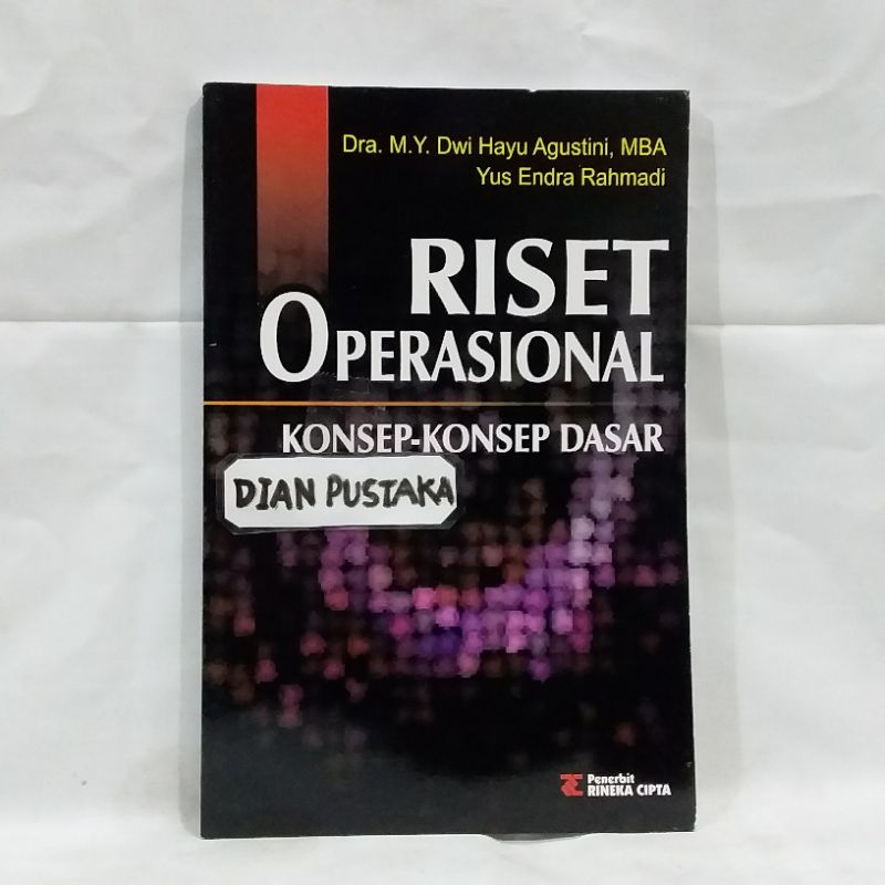 Jual Riset Operasional Konsep - Konsep Dasar (ORIGINAL) | Shopee Indonesia