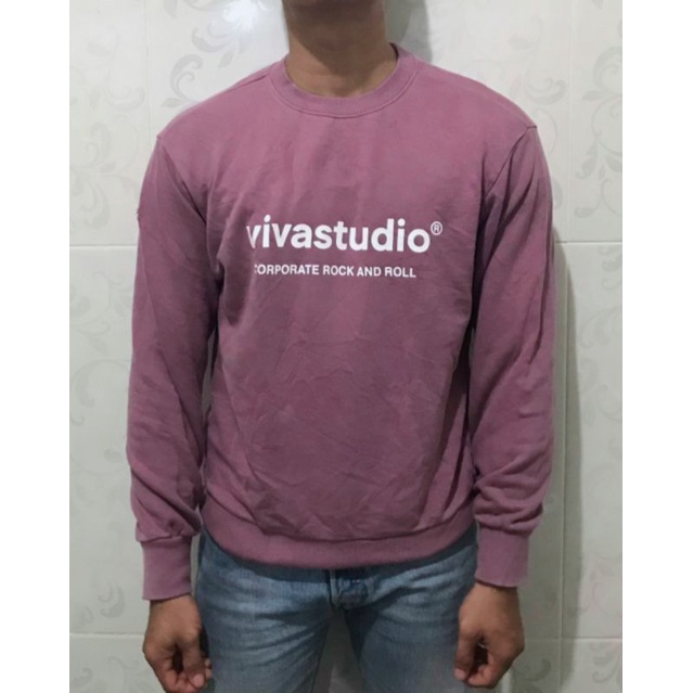 Jual CREWNECK VIVASTUDIO SECOND ORIGINAL | Shopee Indonesia