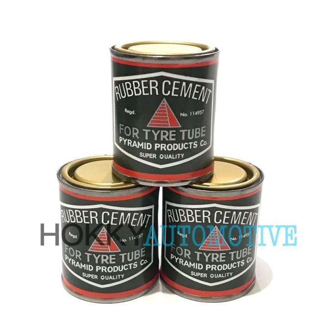 Jual cusss order] rubber cement lem cacing tubeless karet pyramid 90 gr ...