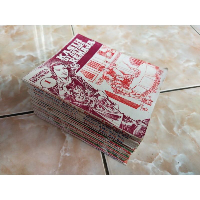 Jual Cersil Kasih Di Antara Remaja (Full Set 1-22 tamat), karya Kho ...