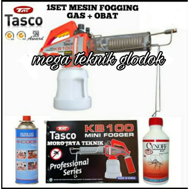Jual Paket Tasco Fogging KB100 Mini Fogger KB100 tasco mesin Fogging nyamuk | Shopee Indonesia