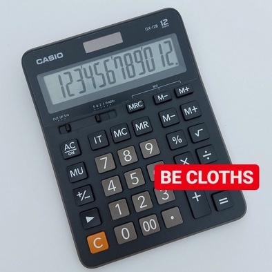 Jual Casio GX-12B Calculator - Desktop Kalkulator 12 Digits Meja Office GX 12 B | Shopee Indonesia