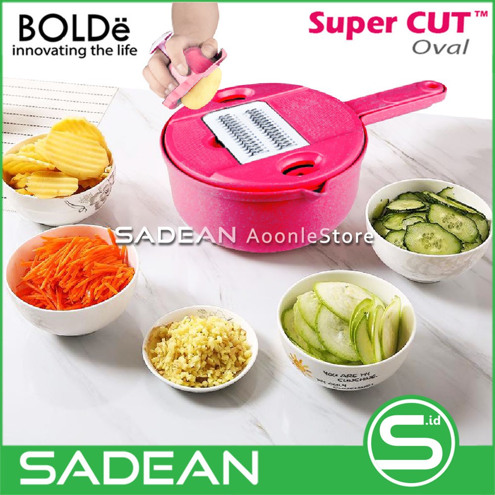 Jual Serutan Serbaguna BOLDe Super Cut Oval Parutan Multi Fungsi ...