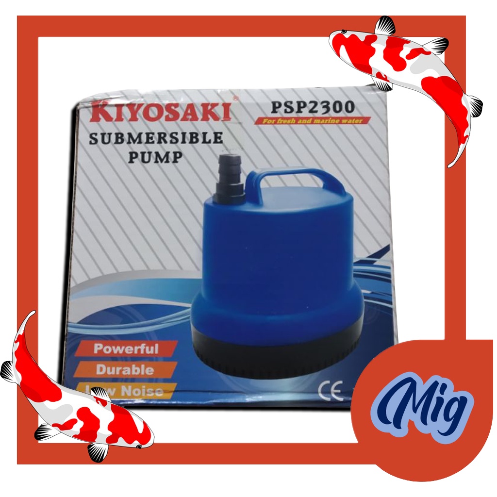 Jual Aquarium ikan pompa celup water pump kiyosaki psp 2300 new design ...