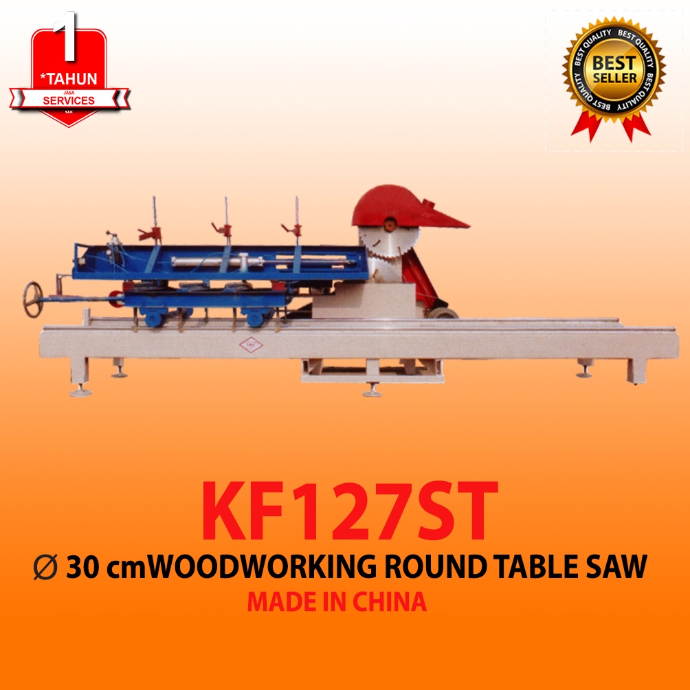 Jual Mesin Gergaji Duduk Ø30 cm WoodWorking Round Table Saw AKS-127ST ...