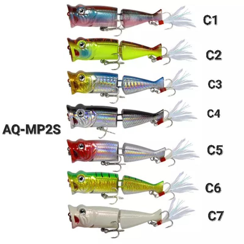 Jual umpan popper 2 section 8cm / 11gram | Shopee Indonesia