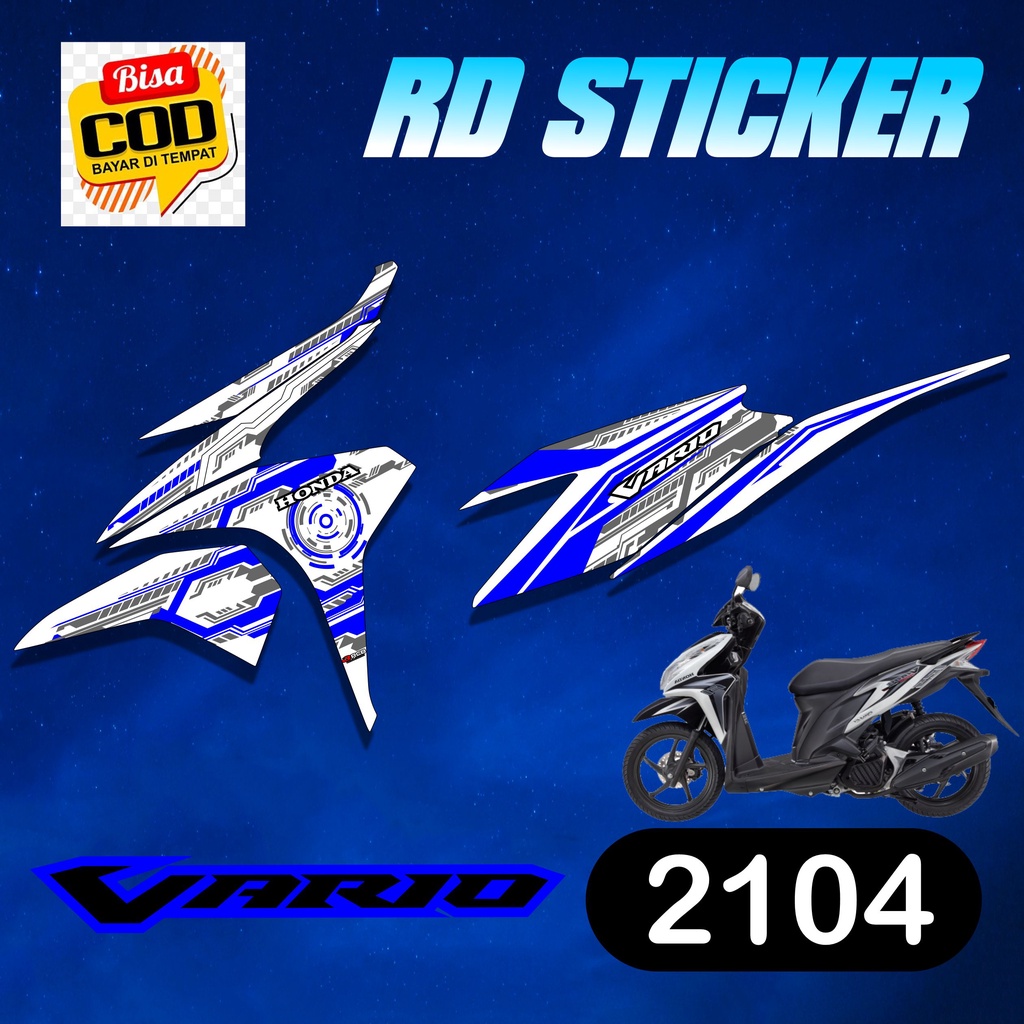 Jual 2104 Striping vario 125 old Striping Stiker Lis Decal Motor Vario ...