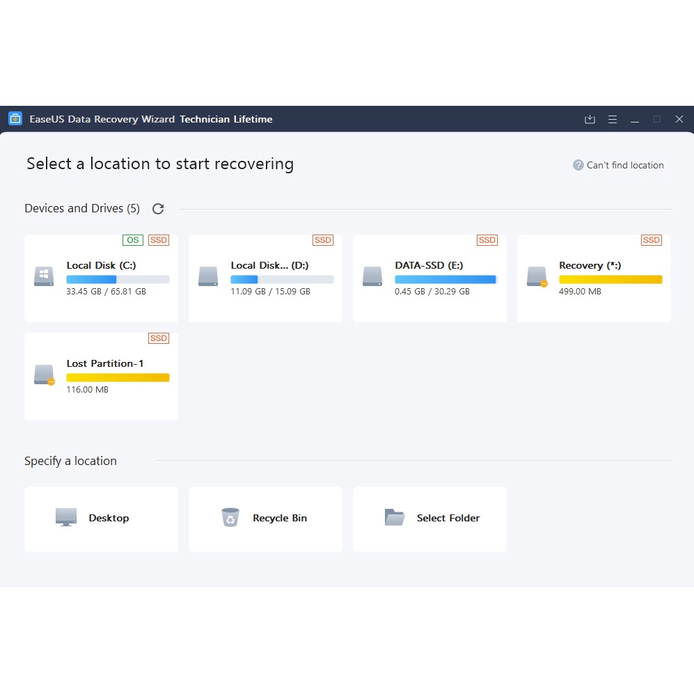 Jual EaseUs Data Recovery Wizard 16.2 Pro Terbaru 2023, 13 Plus Pro & V11.9 + Video Cara Instal ...